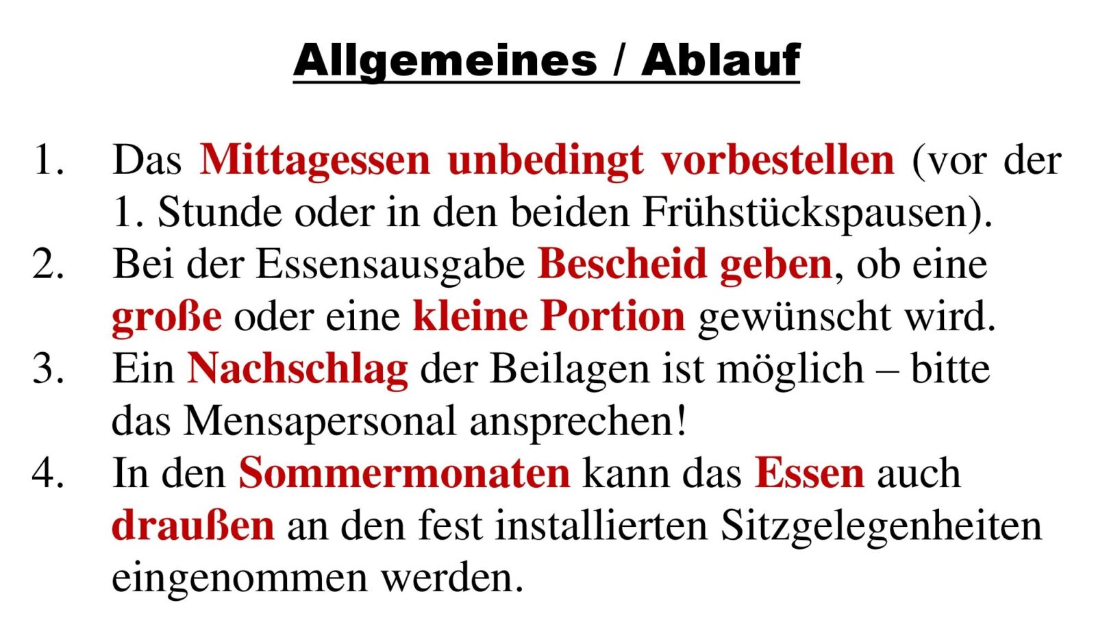 Mensa – Gymnasium Johanneum Lüneburg